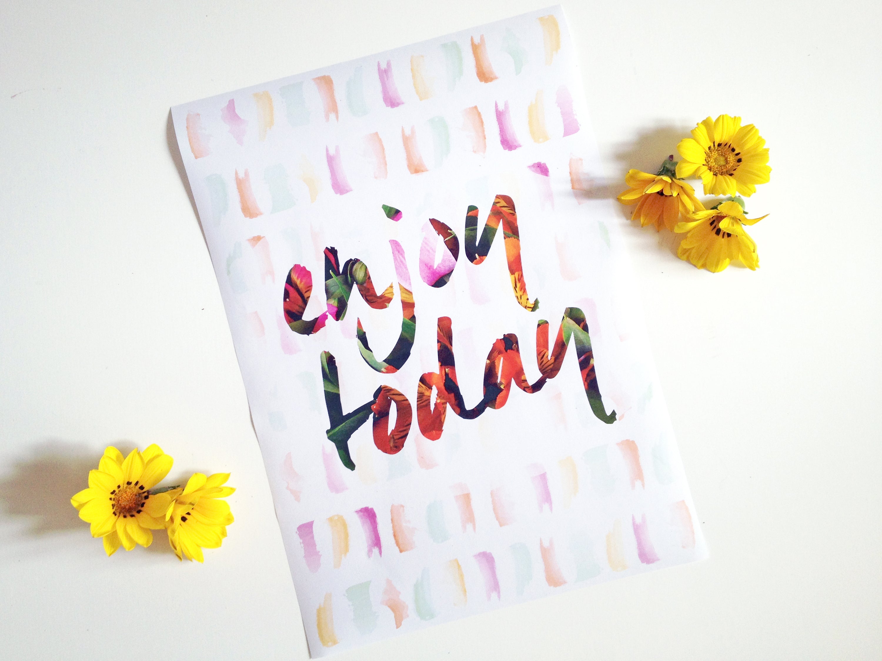 Enjoy today printable wall art – makeandtell