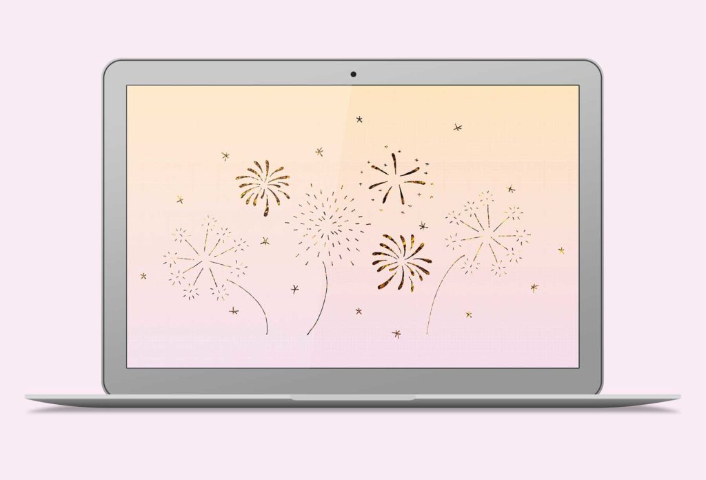 Fireworks desktop and iPad wallpaper – makeandtell
