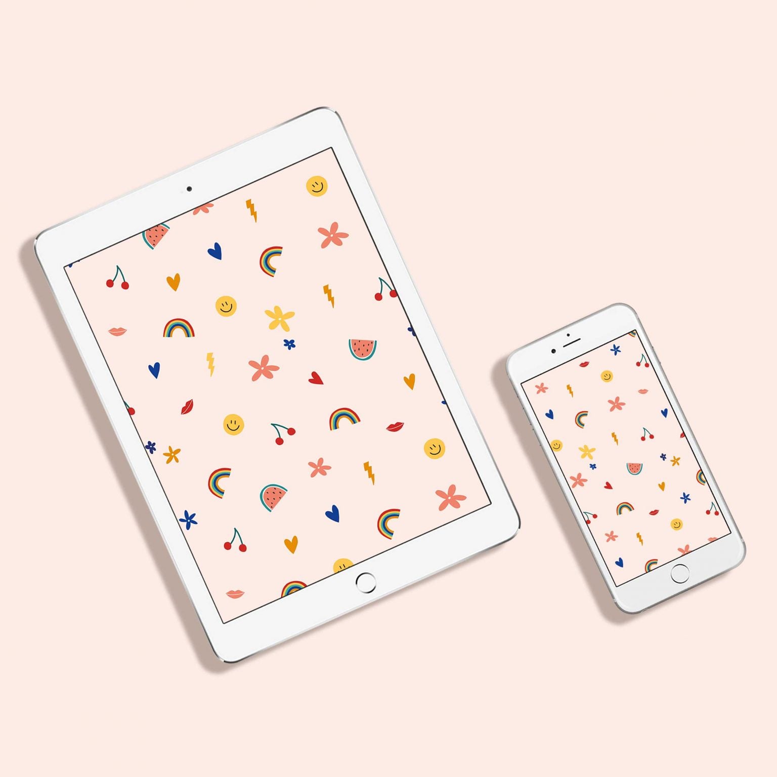 Sticker book desktop, phone and tablet wallpaper – makeandtell